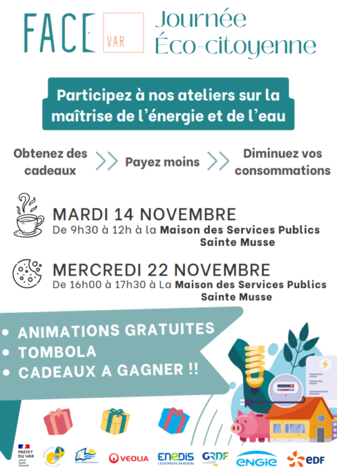 Journées Eco-citoyenne Face Var - Toulon Habitat Méditerranée