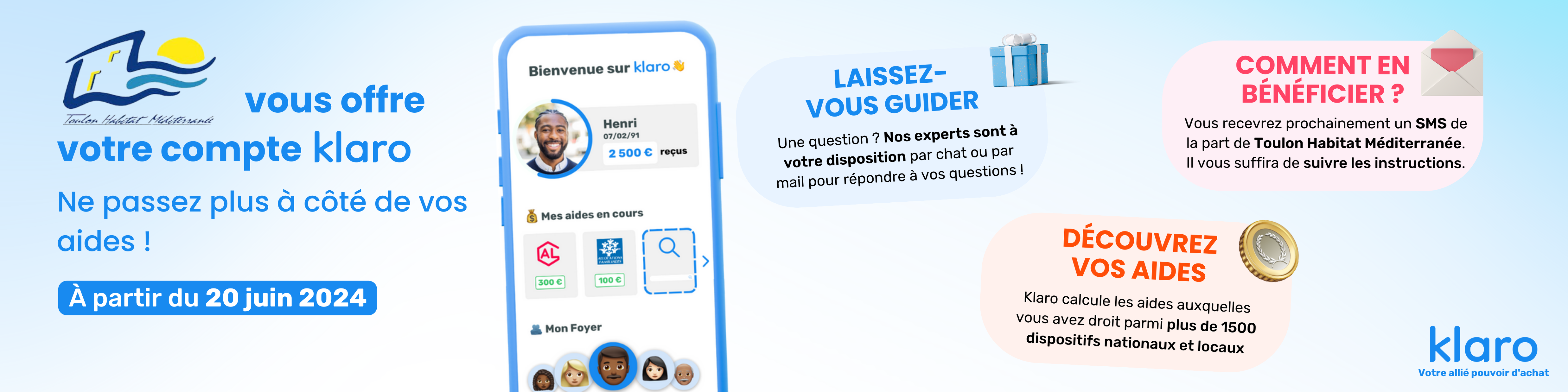 Compte KLARO, en savoir plus... - Toulon Habitat Méditerranée